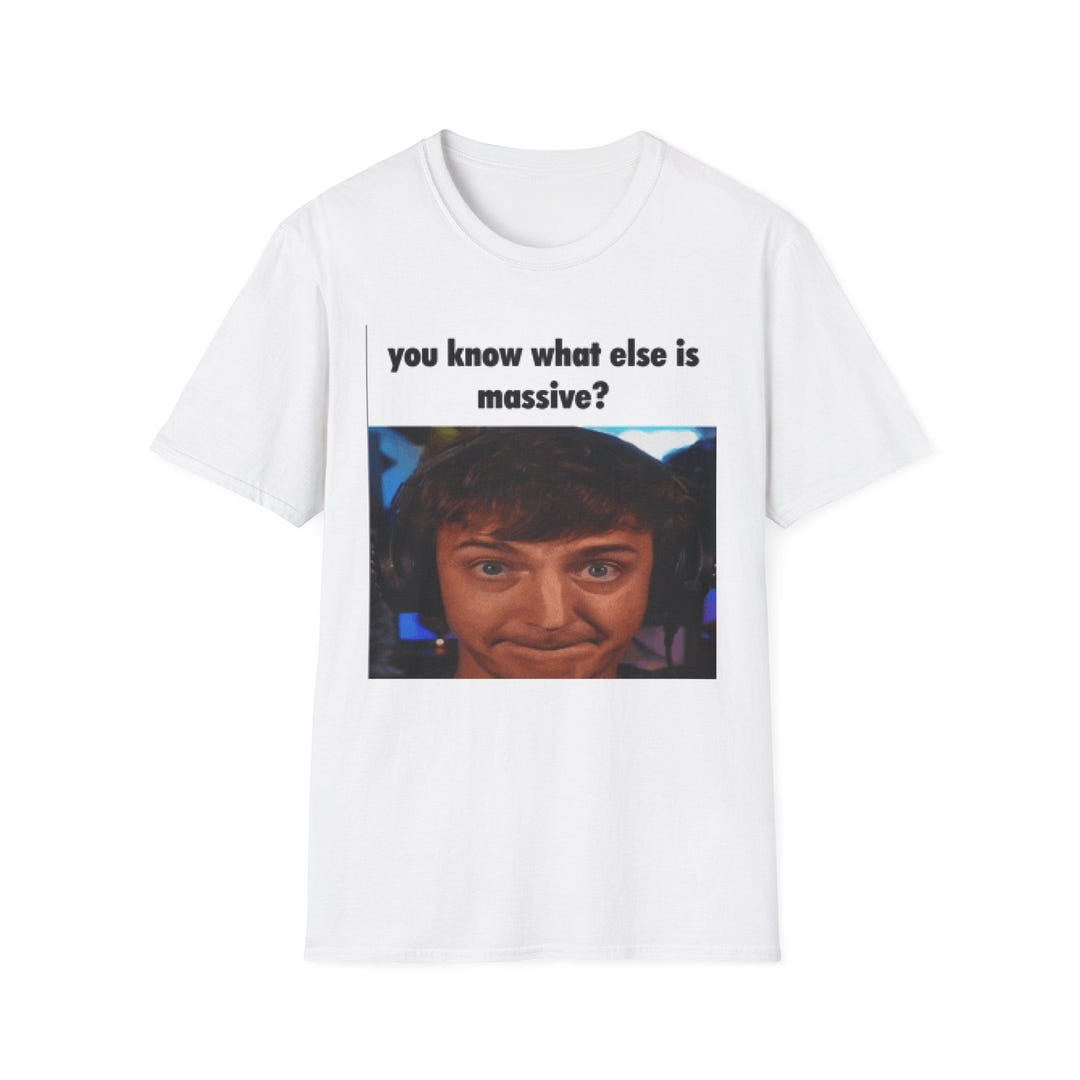 Ninja Massive Low Taper Fade Meme T-shirt, Tee Twitch, Funny Joke Gift ...