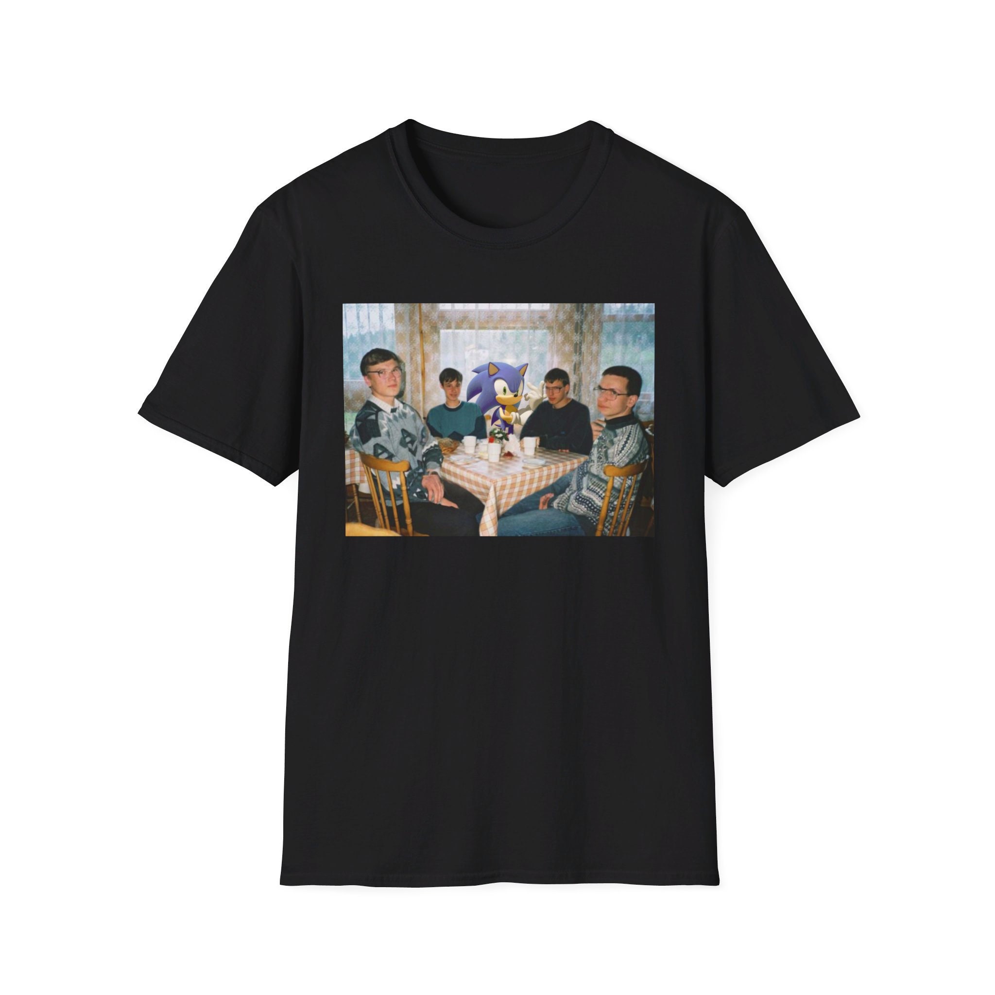 Sonic at Family Dinner Hard Pic Meme Brainrot Funny Absurd Party Gift ...