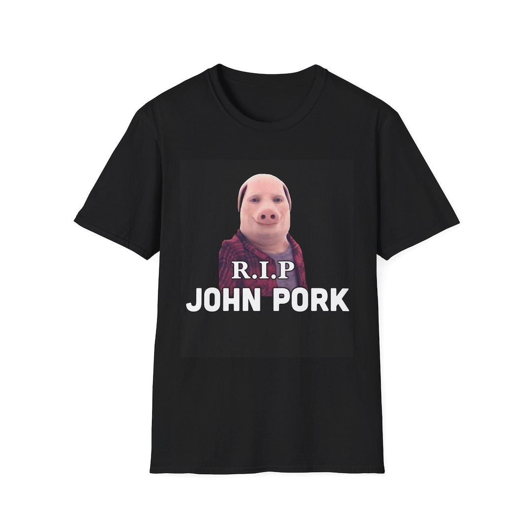 Design John Pork Death Funny Animal Detective Rest In Peace, Humour ...