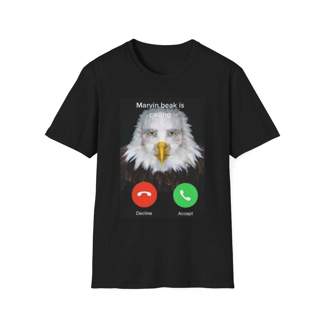 Marvin Beak Ai Design Meme Graphic T-shirt, Funny Unisex Tee Trendy ...