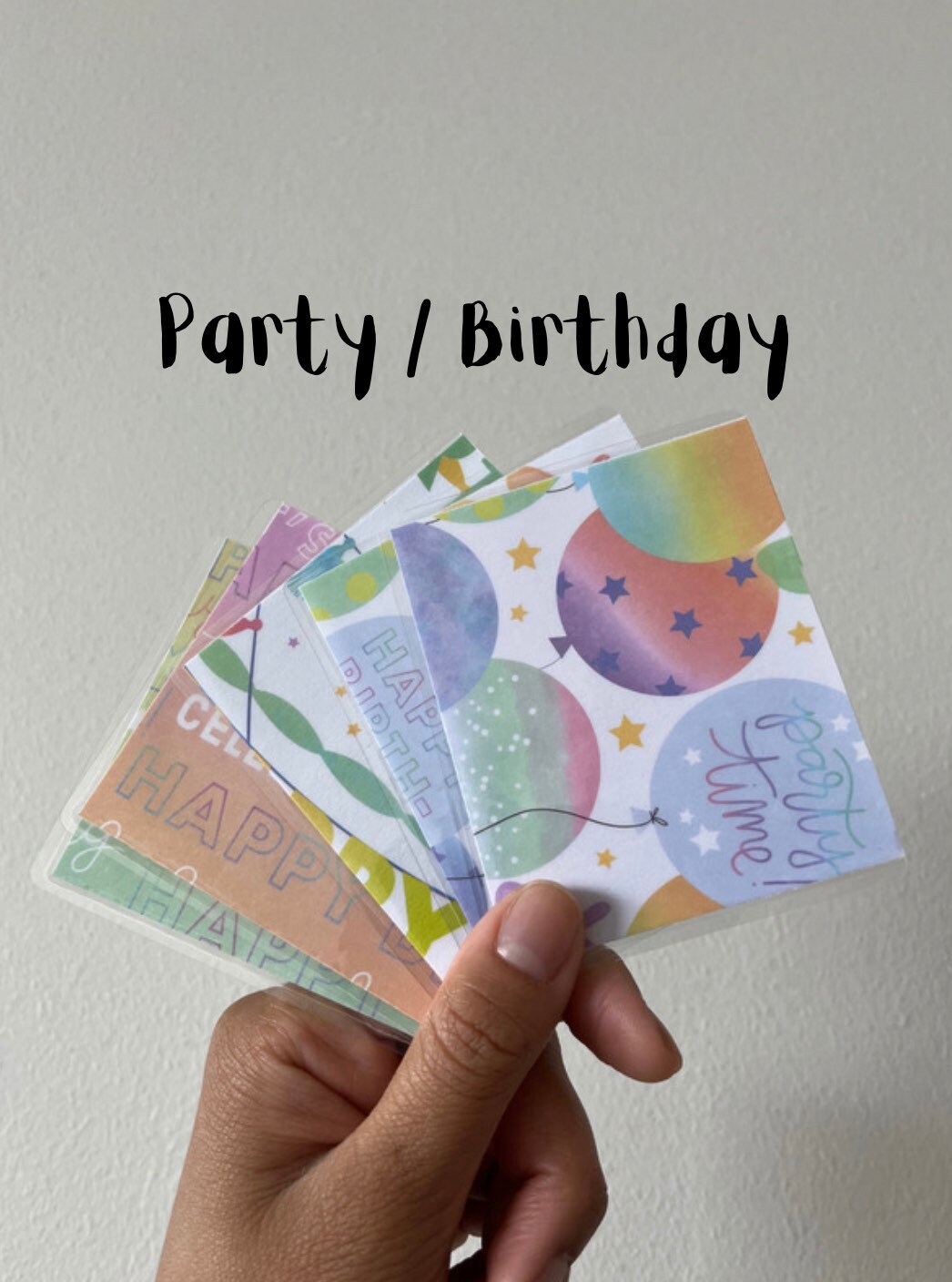 Set of 5 Mini Cash Envelope Laminated Labeled - Etsy