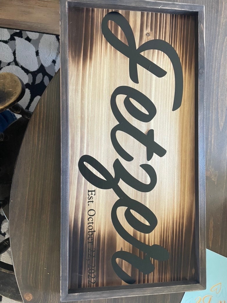 Custom Made Wedding Sign - Etsy