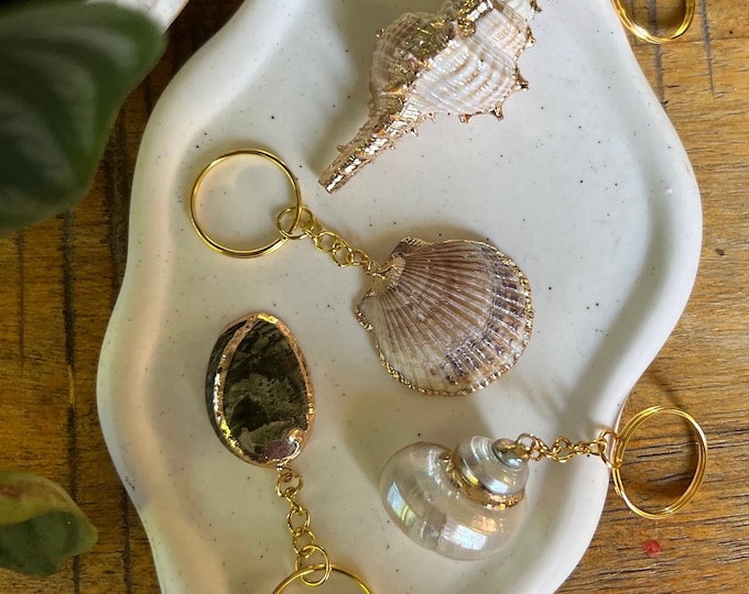 Seashell Keychain - Etsy
