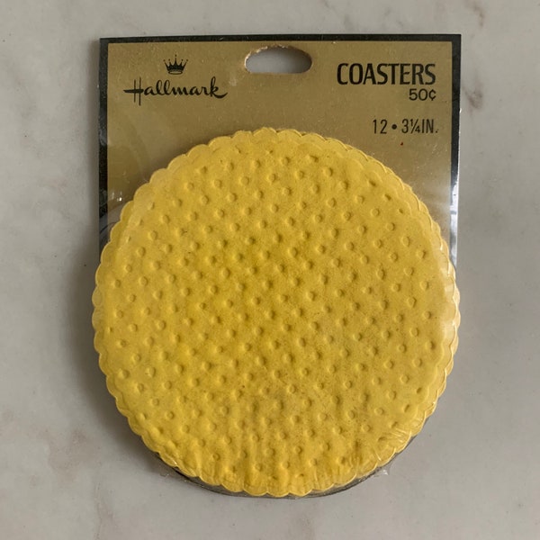 Yellow Coasters - Etsy