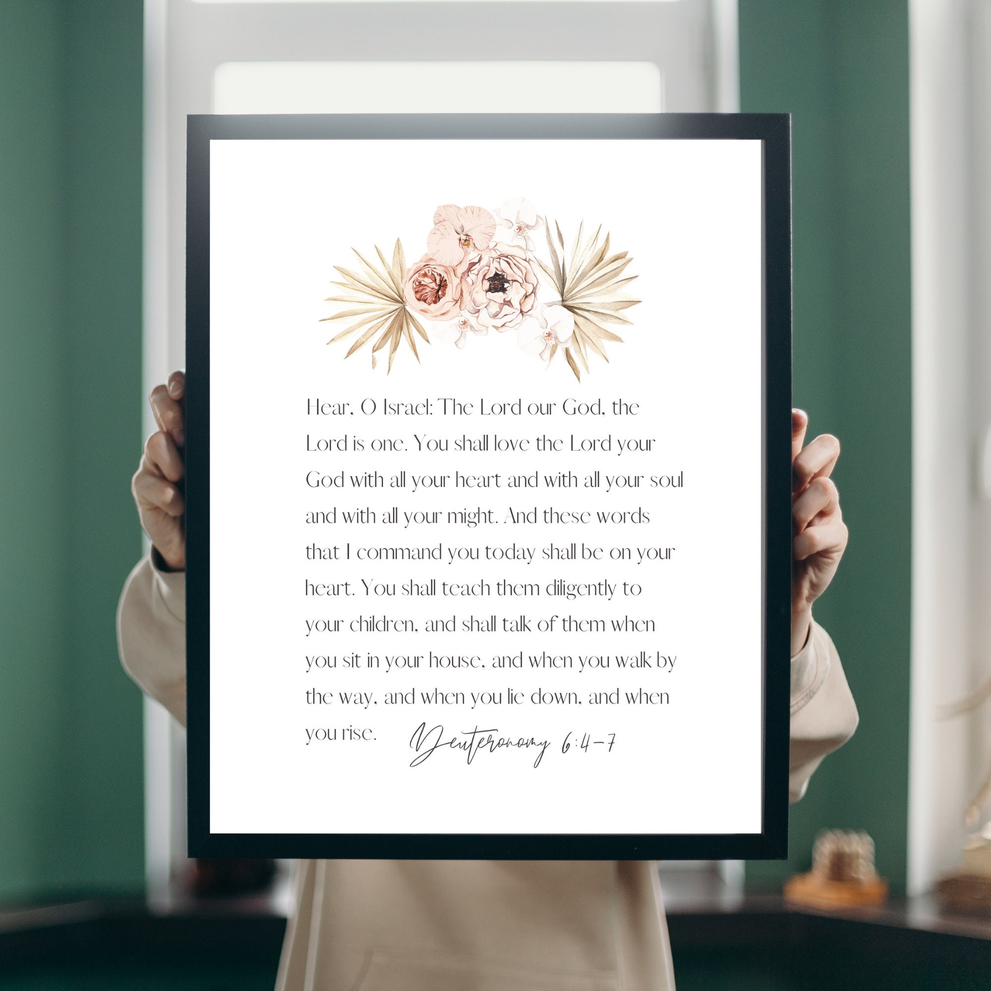 Shema Print Wall Art Christian Wall Art Digital Download - Etsy