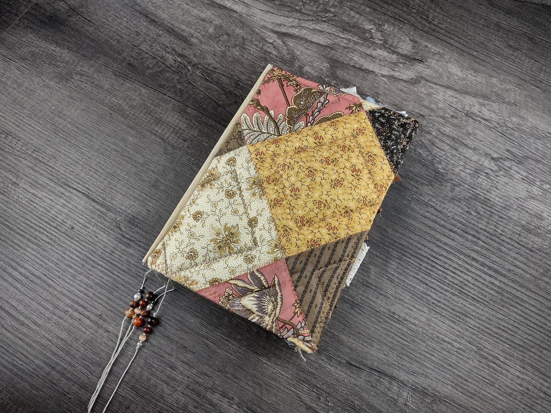 Handmade Woodland Themed Junk Journal Quilted Flexible Hardcover, 9x6x1 ...