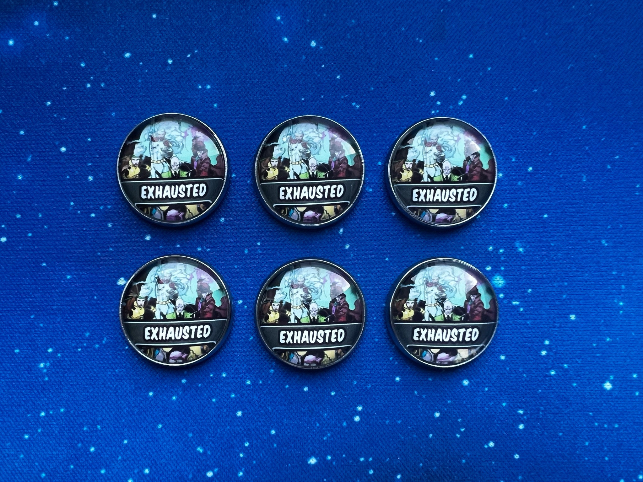 Marvel Champions LCG Exhausted Tokens - Etsy
