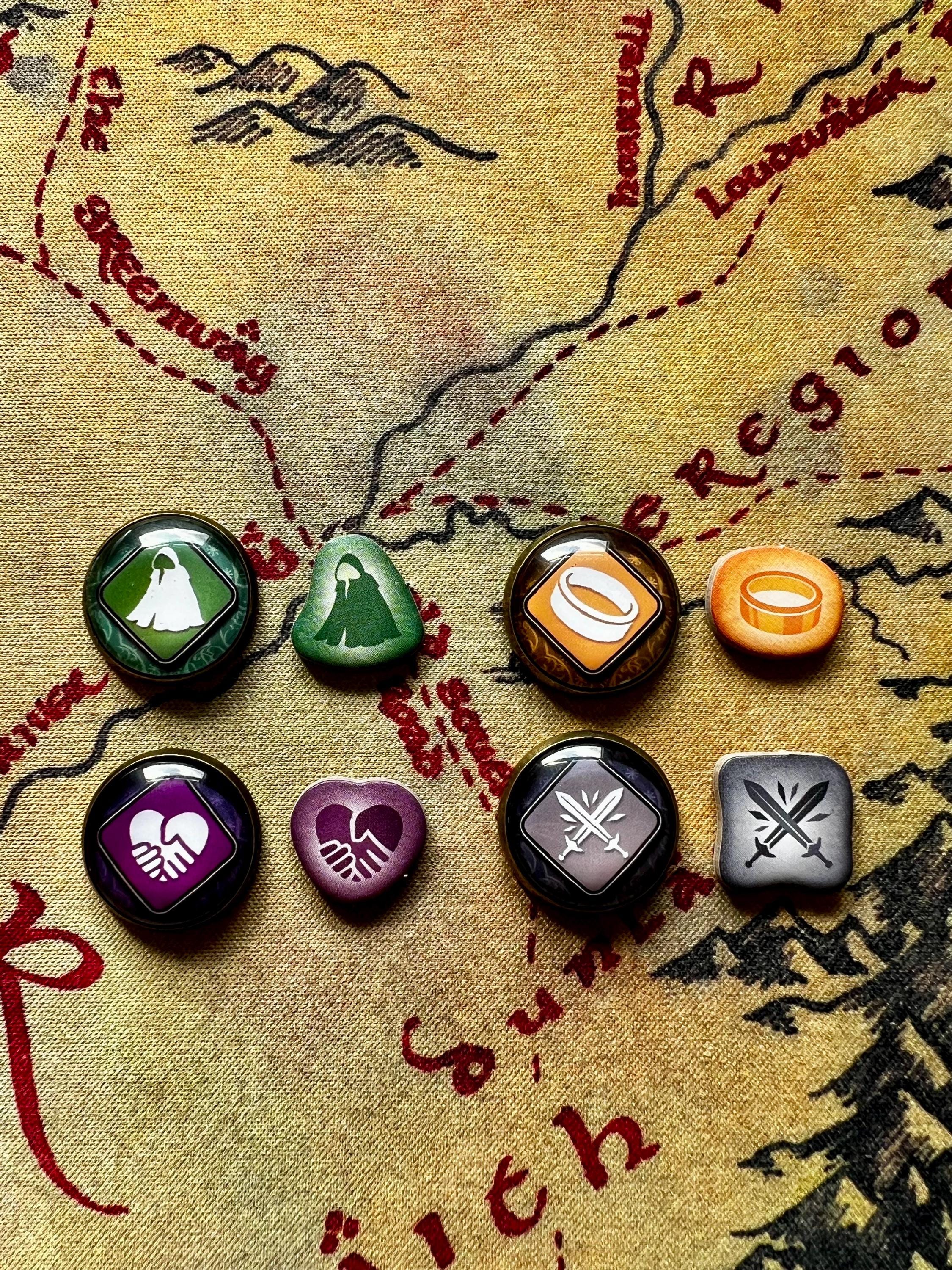 Lord of the Rings: Fate of the Fellowship 40x Tokens - Etsy