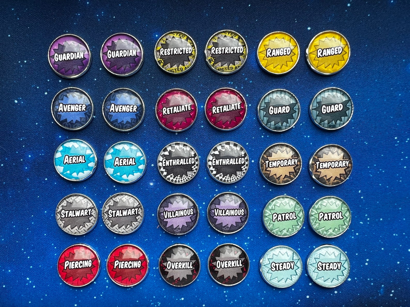 Marvel Champions LCG Keyword Reminder Tokens - Etsy