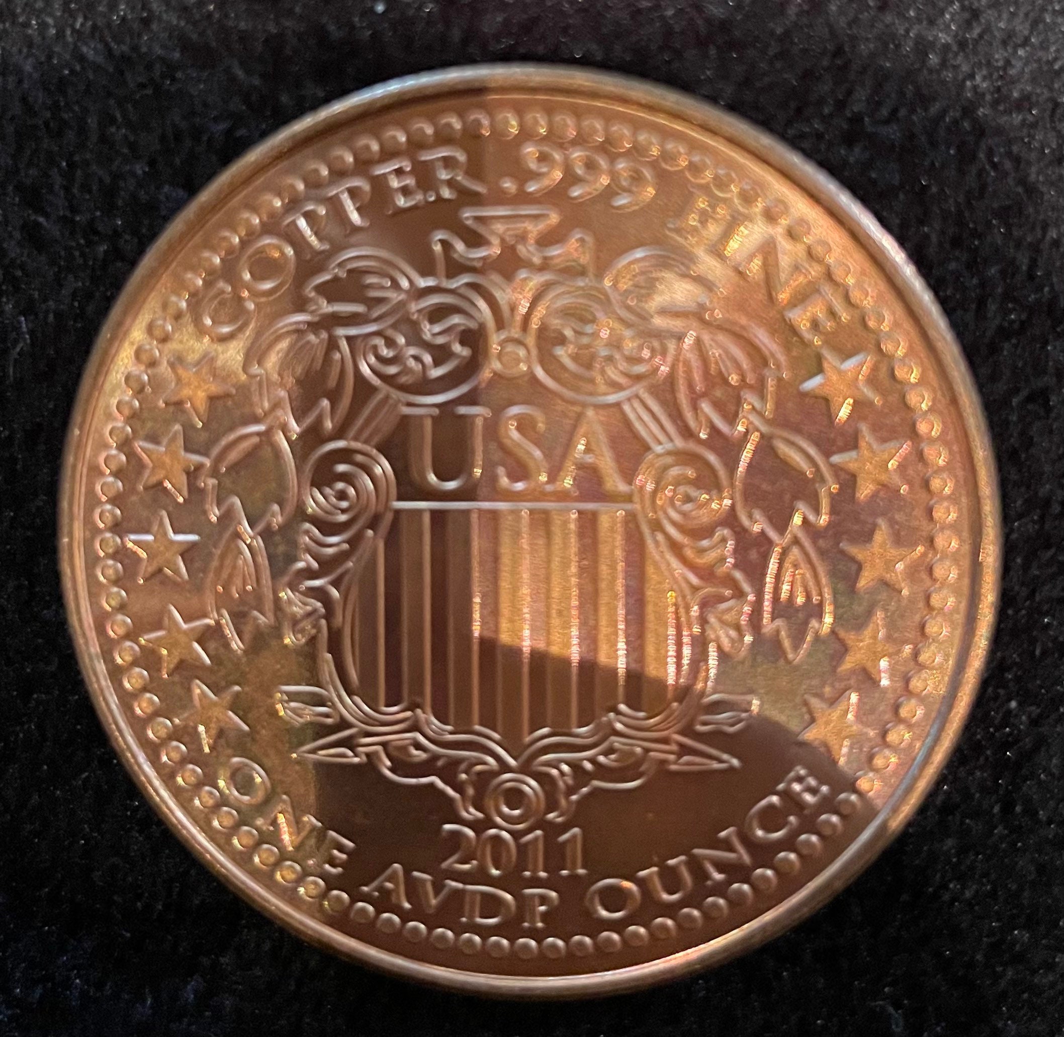 2011 Lady Liberty .999 Fine Copper Coin - Etsy