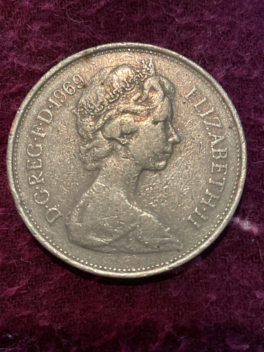 1969 Elisabeth 11 10 Pence - Etsy