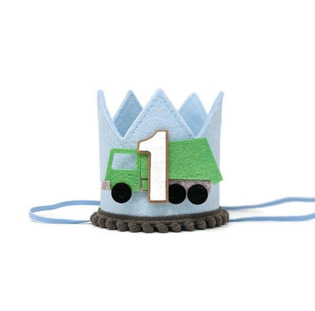 Garbage Truck Birthday, Garbage Truck Birthday Crown, Trash Truck ...
