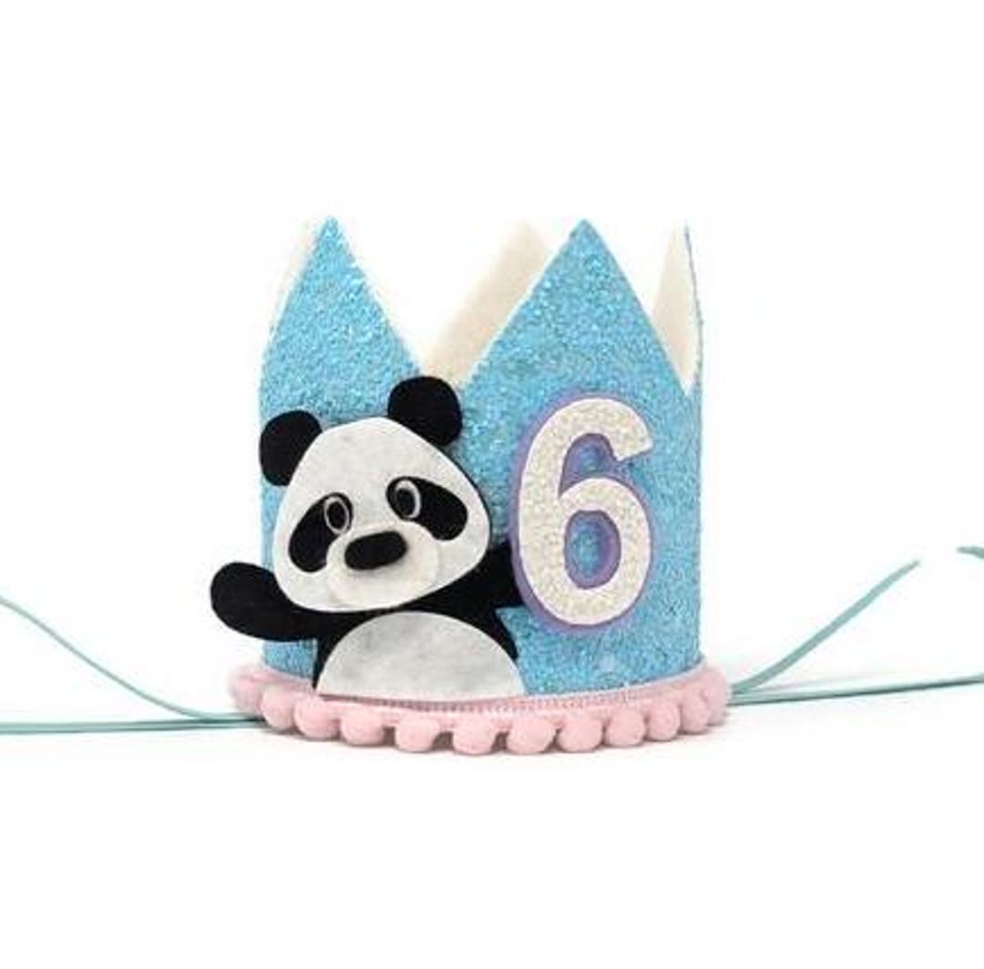 Panda Bear Birthday, Crown, Panda Bear Birthday Party, Panda Bear ...