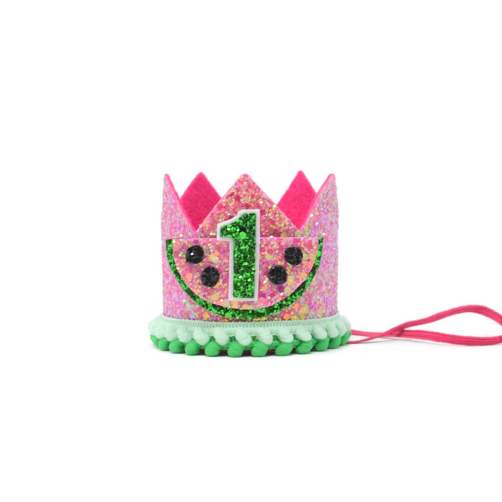 Watermelon Crown Two Fruity Party Theme Little Blue Olive - Etsy