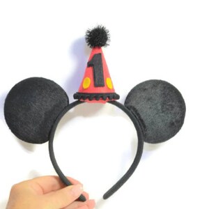 Boy Mouse Ears Birthday Boy Mouse Ears Birthday Ears Black - Etsy