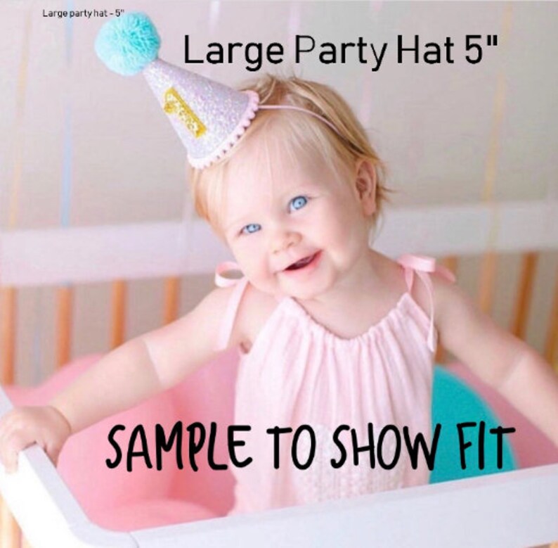 Pastel Birthday Party Hat, Birthday Party Hat, Girls First Birthday ...