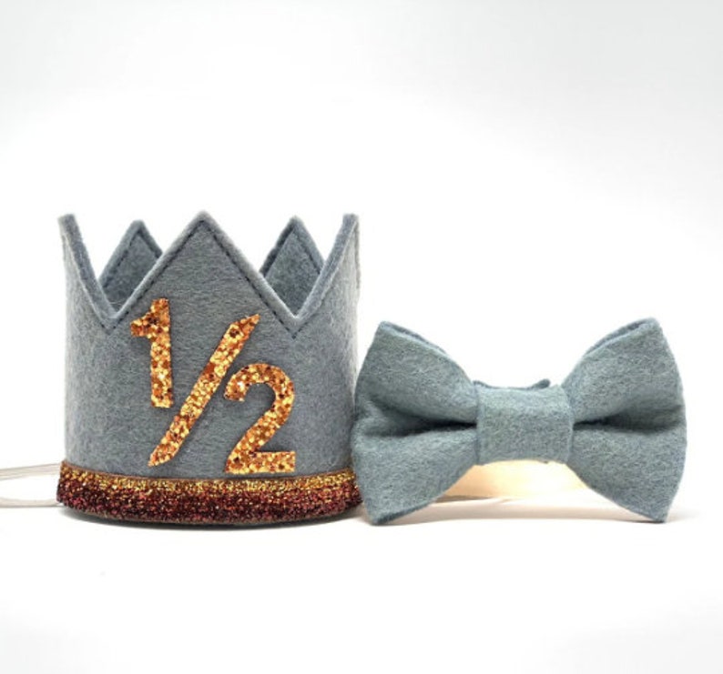 Half Birthday Boy Crown Half Birthday Boy Party Hat Boy Half - Etsy