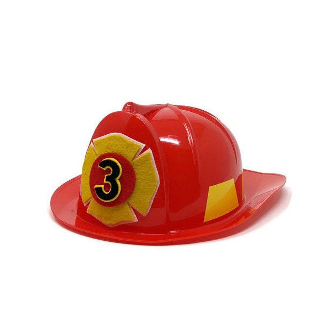 Fireman Hat || Fireman Birthday Party Hat || Fireman Theme Birthday ...