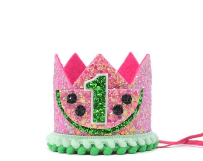 Watermelon Crown, Two Fruity Party Theme, Little Blue Olive, Summer ...