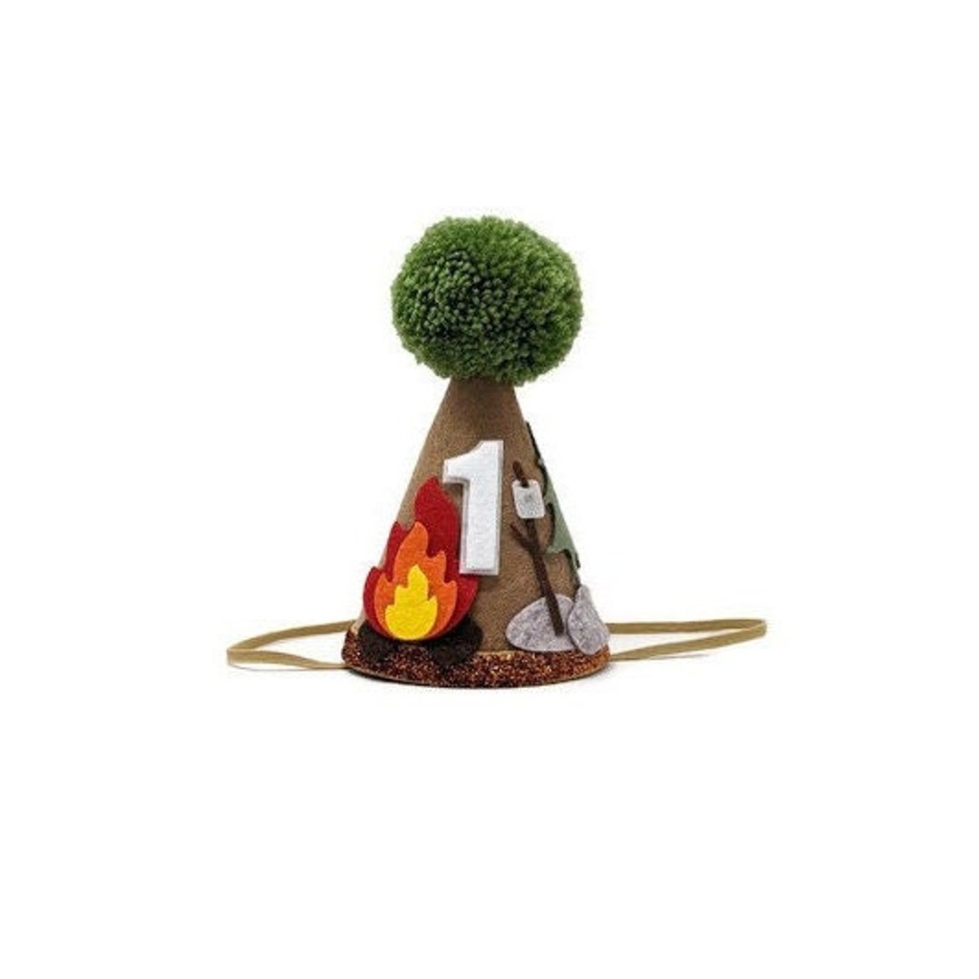 Camping Birthday Party, Camping Themed Birthday, Camping Birthday Crown ...