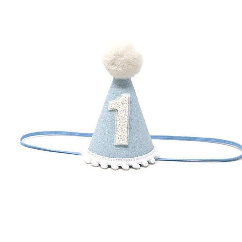 Baby Blue Birthday Party Hat Birthday Party Hat Boys First - Etsy