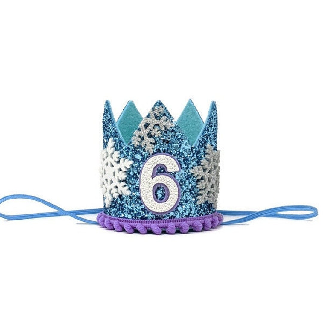Frozen Birthday Party, Frozen Birthday Crown, Girl's Frozen Birthday ...
