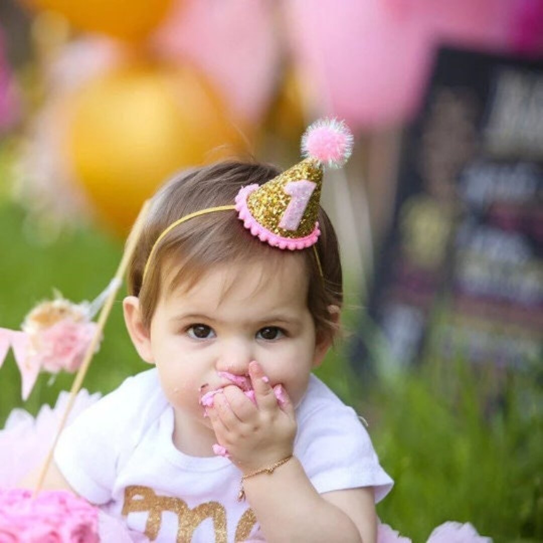 1st Birthday Party Hat, First Birthday Hat, Any Age Party Hat, First ...