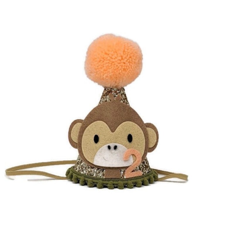 Monkey Birthday Hat - Etsy
