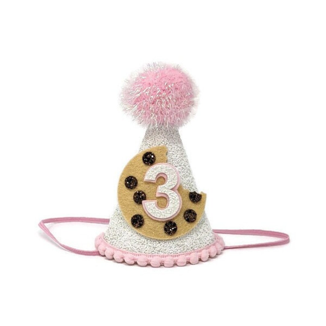 Chocolate Chip Cookie Hat, Cookie Birthday, 1st Birthday Party Hat ...