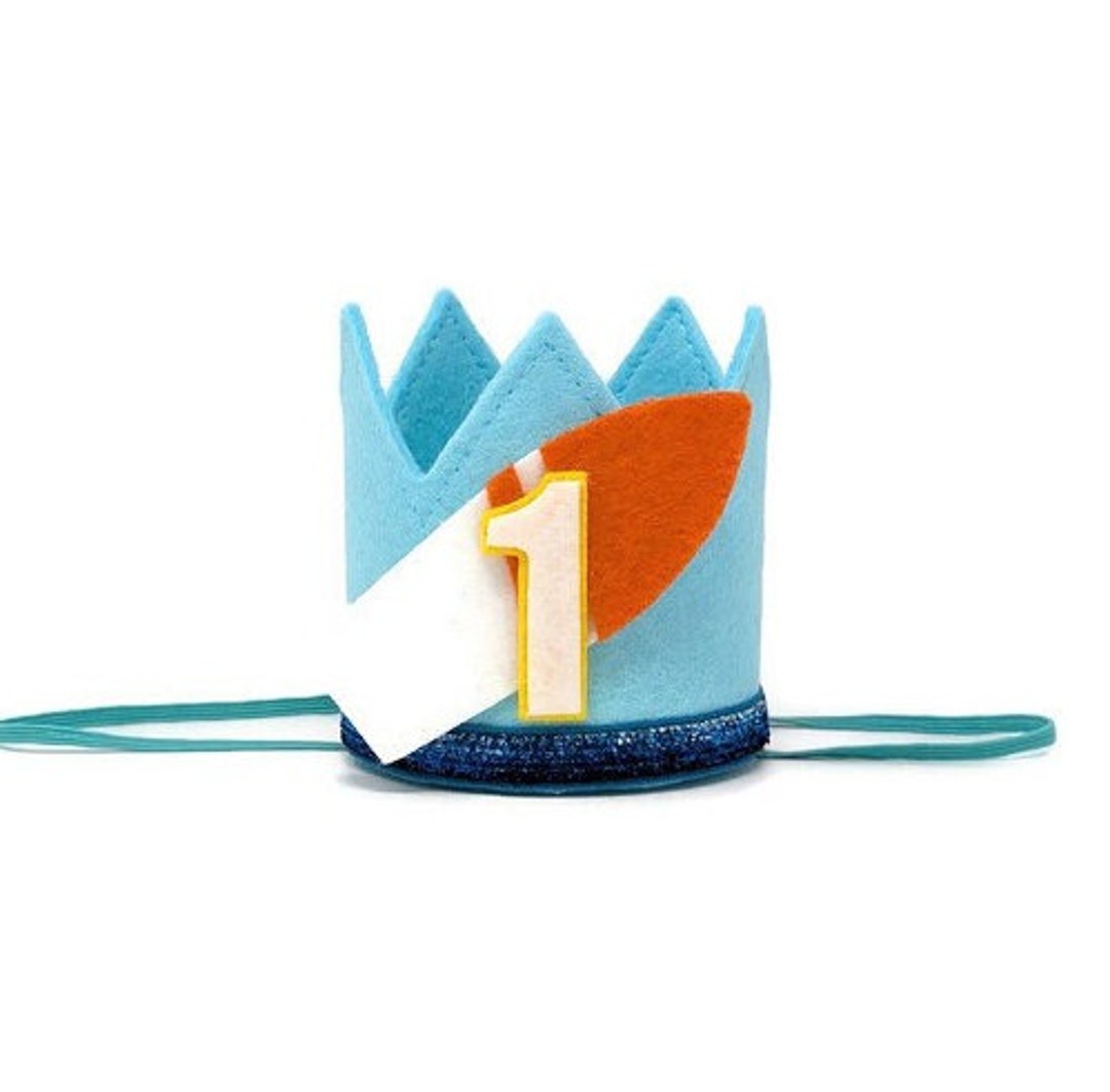 Surfboard Birthday Crown, Design Your Surfboard, Summer Beach Party ...