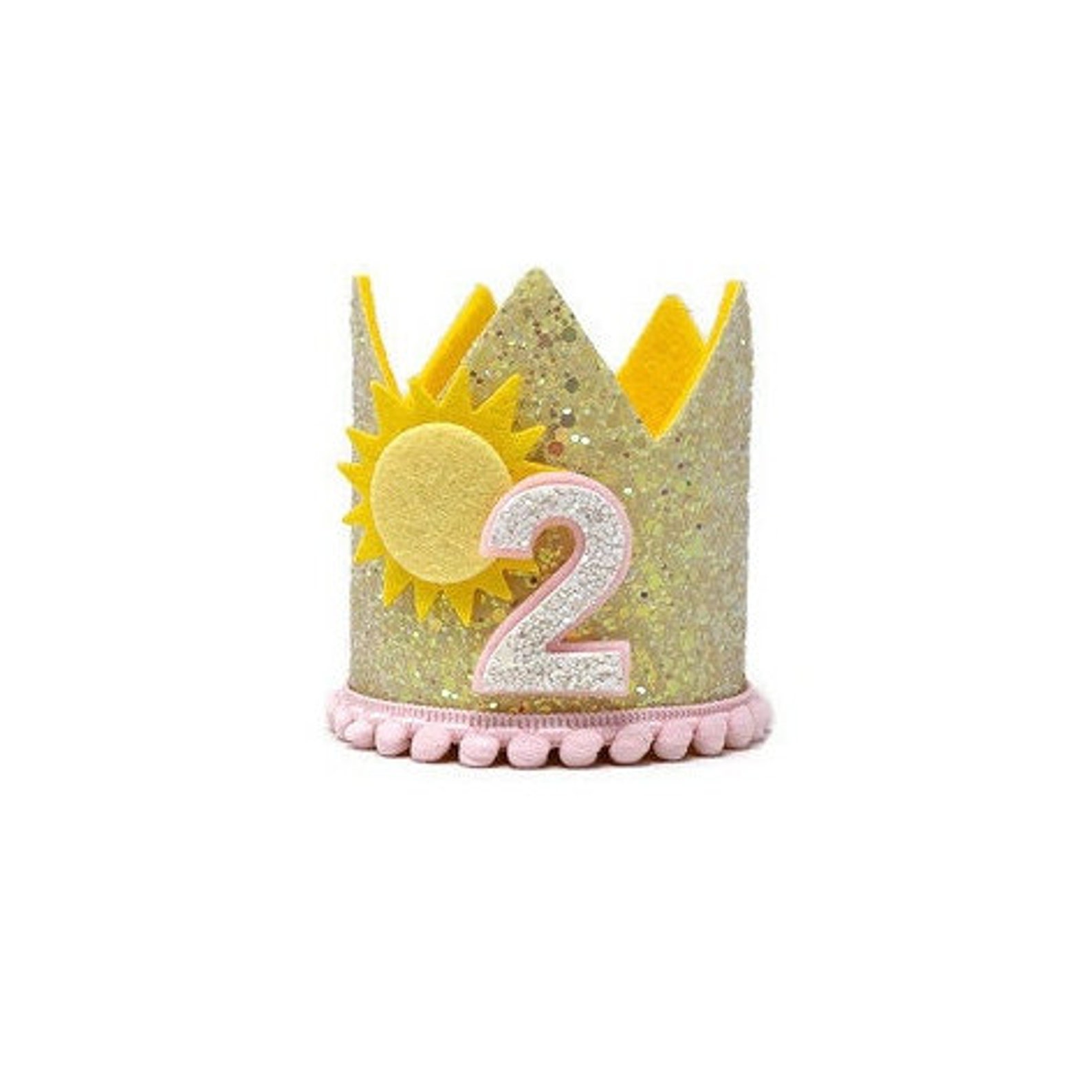 Sun Birthday Crown, Sunshine Birthday, Summer Birthday Party, Pink ...