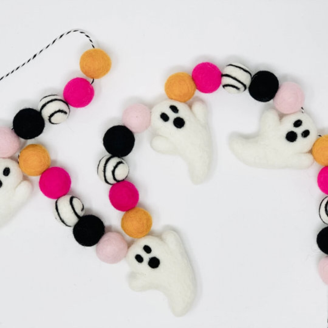 Ghost Garland Halloween Garland Halloween Decoration - Etsy