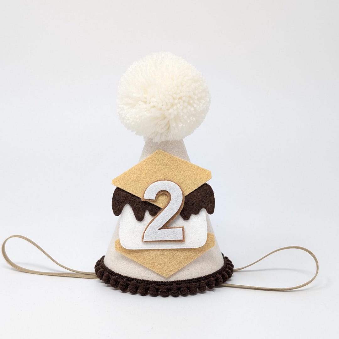 One is S'more Fun, S'mores Birthday Hat, Camping Birthday, S'mores ...