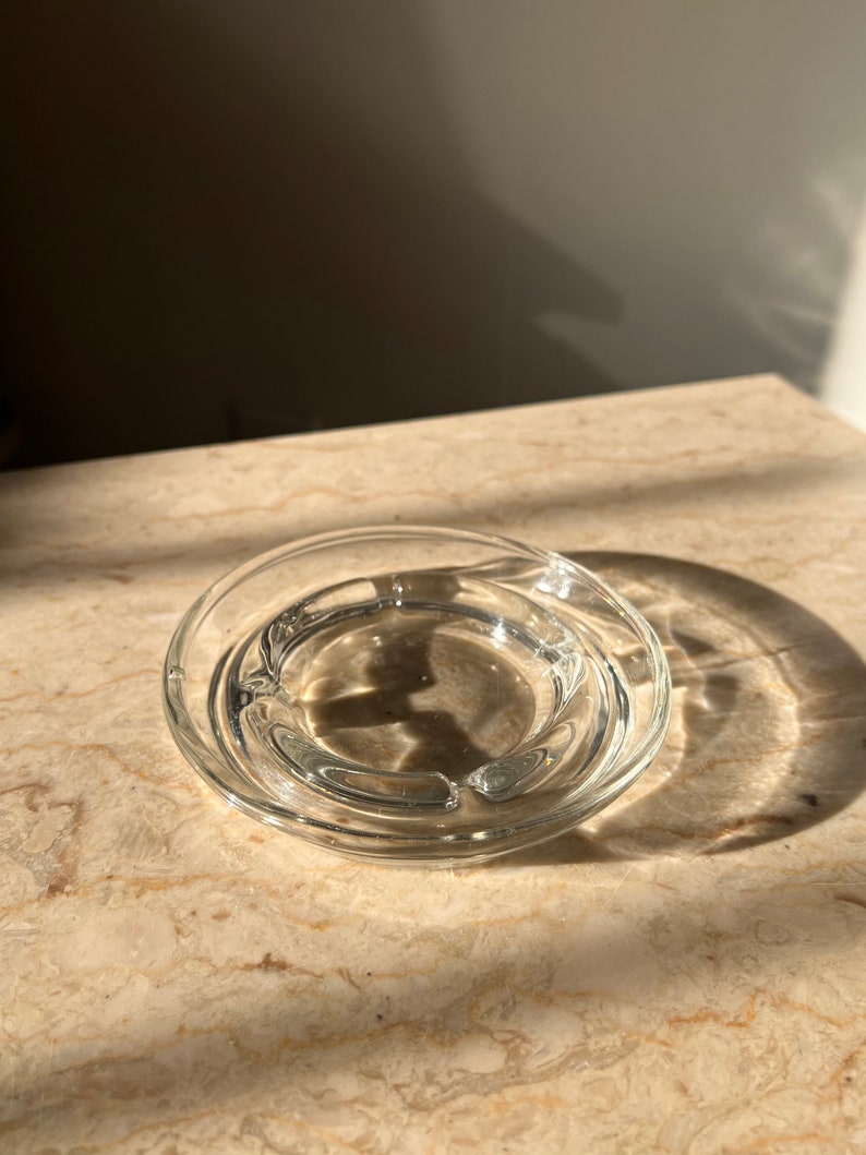 Vintage Glass Ashtray - Etsy