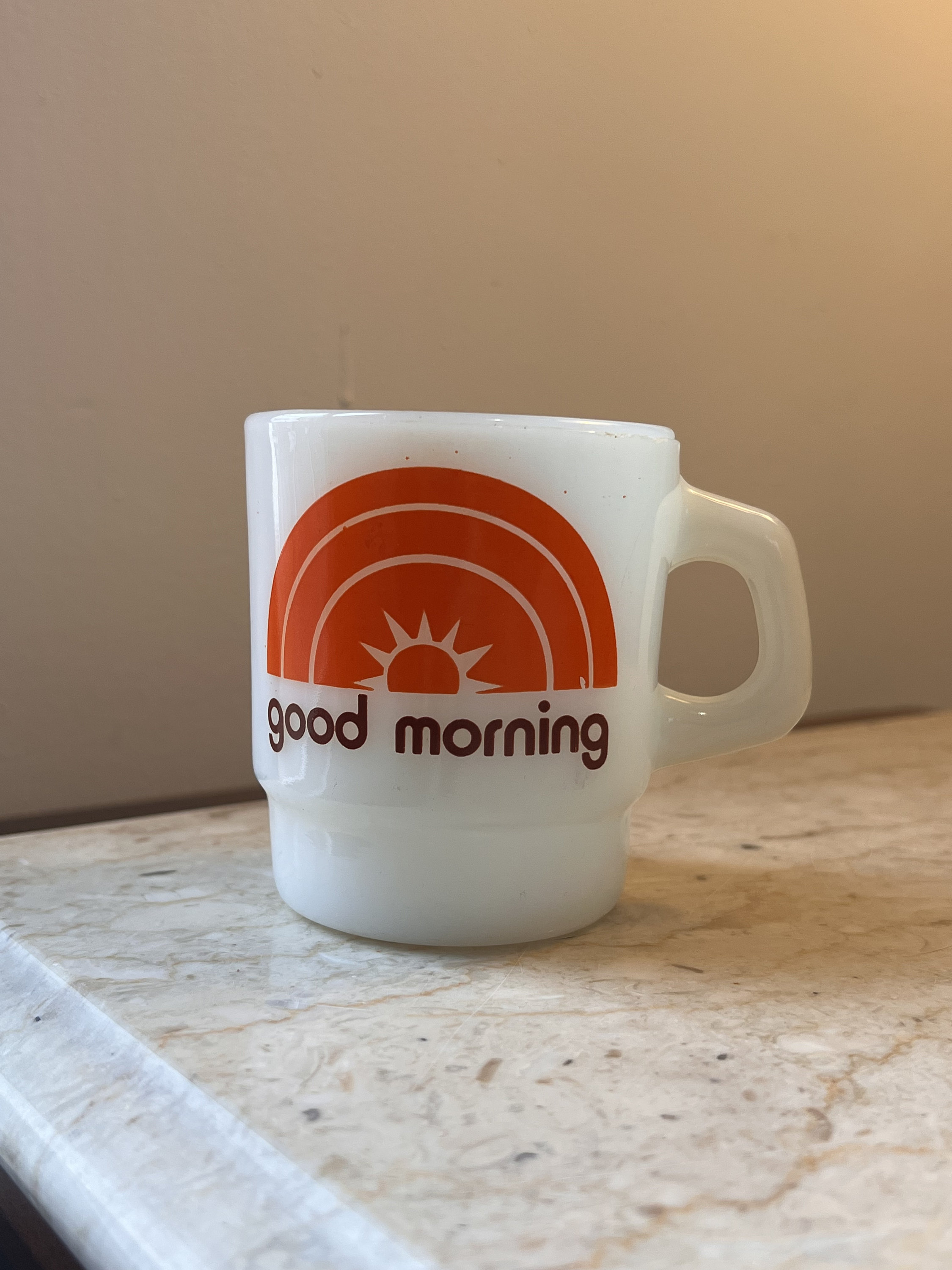 Rare Fire King Mug Burger Queen Milk Glass - Etsy