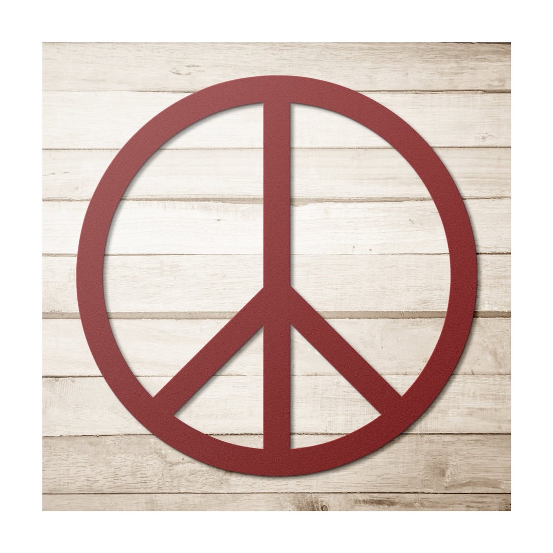 Peace Symbol Peace Sign Peace Sign Wall Art Peace Sign Wall - Etsy