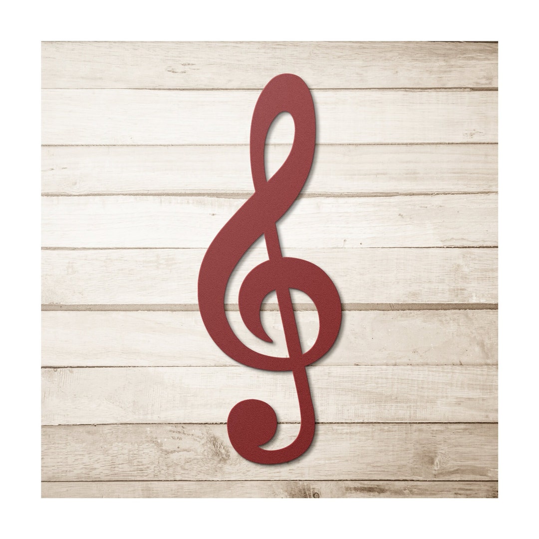 Treble Clef Treble Clef Art Treble Clef Wall Decor Treble - Etsy