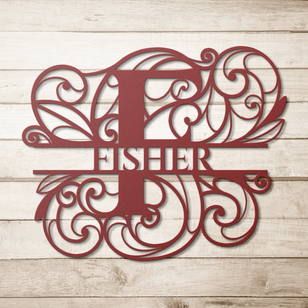 Custom Letter F Sign for Your Name: Windsor Style - Etsy