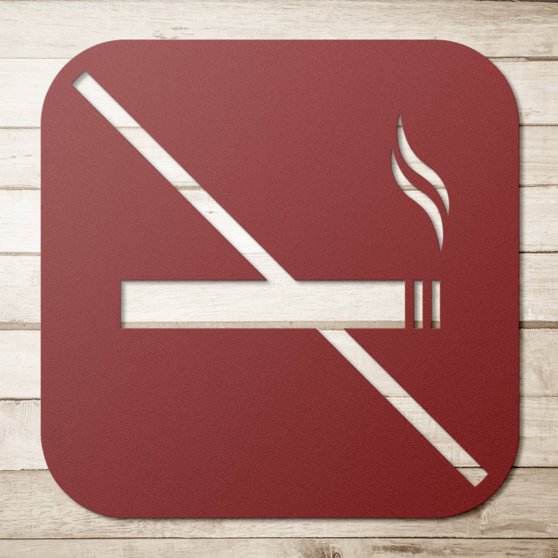 No Smoking Metal Sign, No Smoking Signage, Modern Office Signage, Don't ...