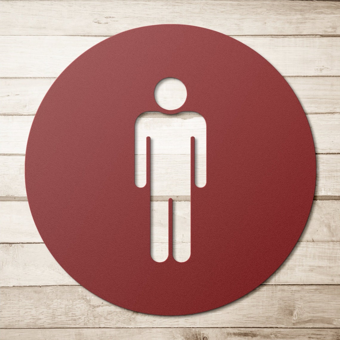 Restroom Metal Door Sign, Men's Bathroom Sign, Male Bathroom, Male ...