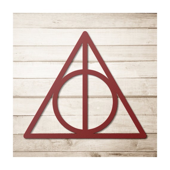 Spooky Halloween Death Magic Symbol for Potterheads Halloween - Etsy