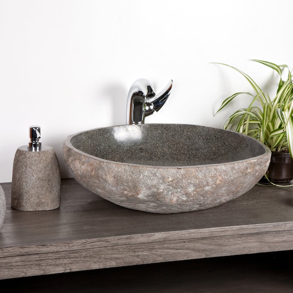 Natural Stone Basin - Etsy
