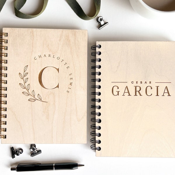 Laser Engraved Personalized Notebooks - Etsy