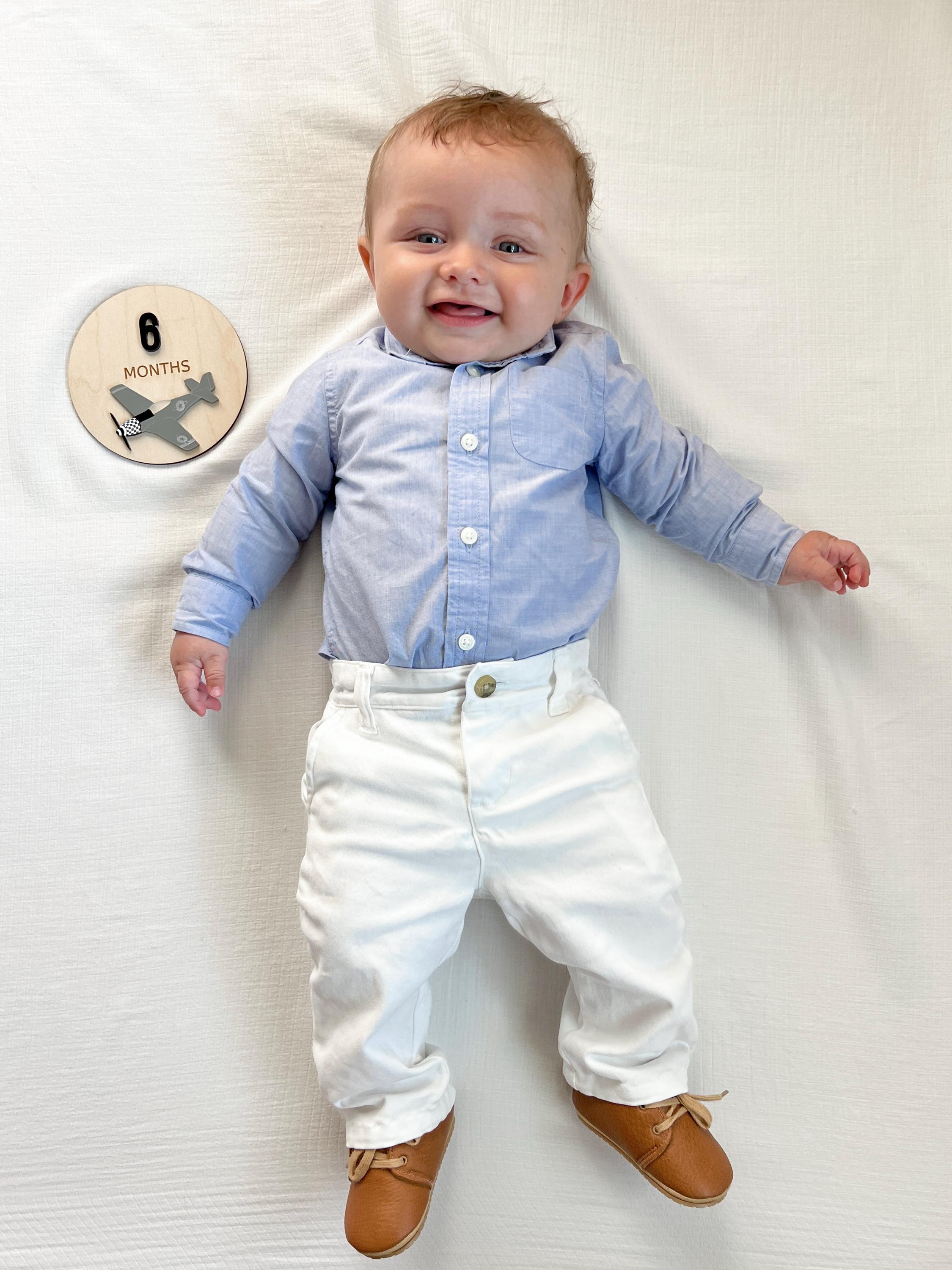 Airplane Monthly Milestone Markers | P51 Vintage Plane Decor | Baby ...