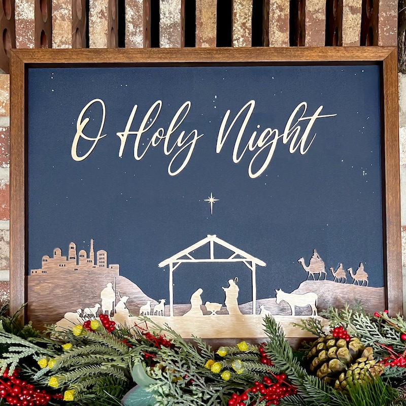 Nativity Sign - Etsy