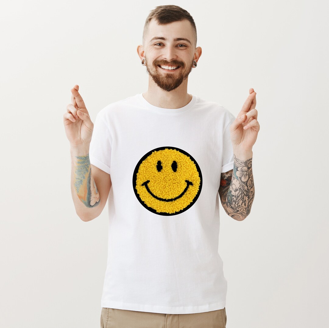 Smile Face Printed T-shirt Smile Face Printed Tshirt for Men - Etsy
