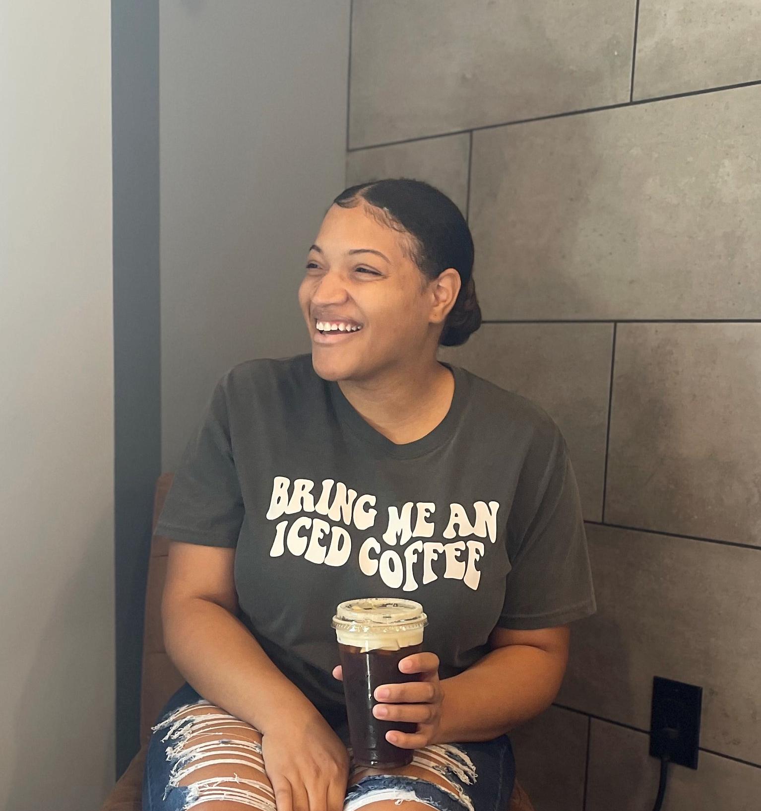 Bring Me an Iced Coffee Tee - Etsy
