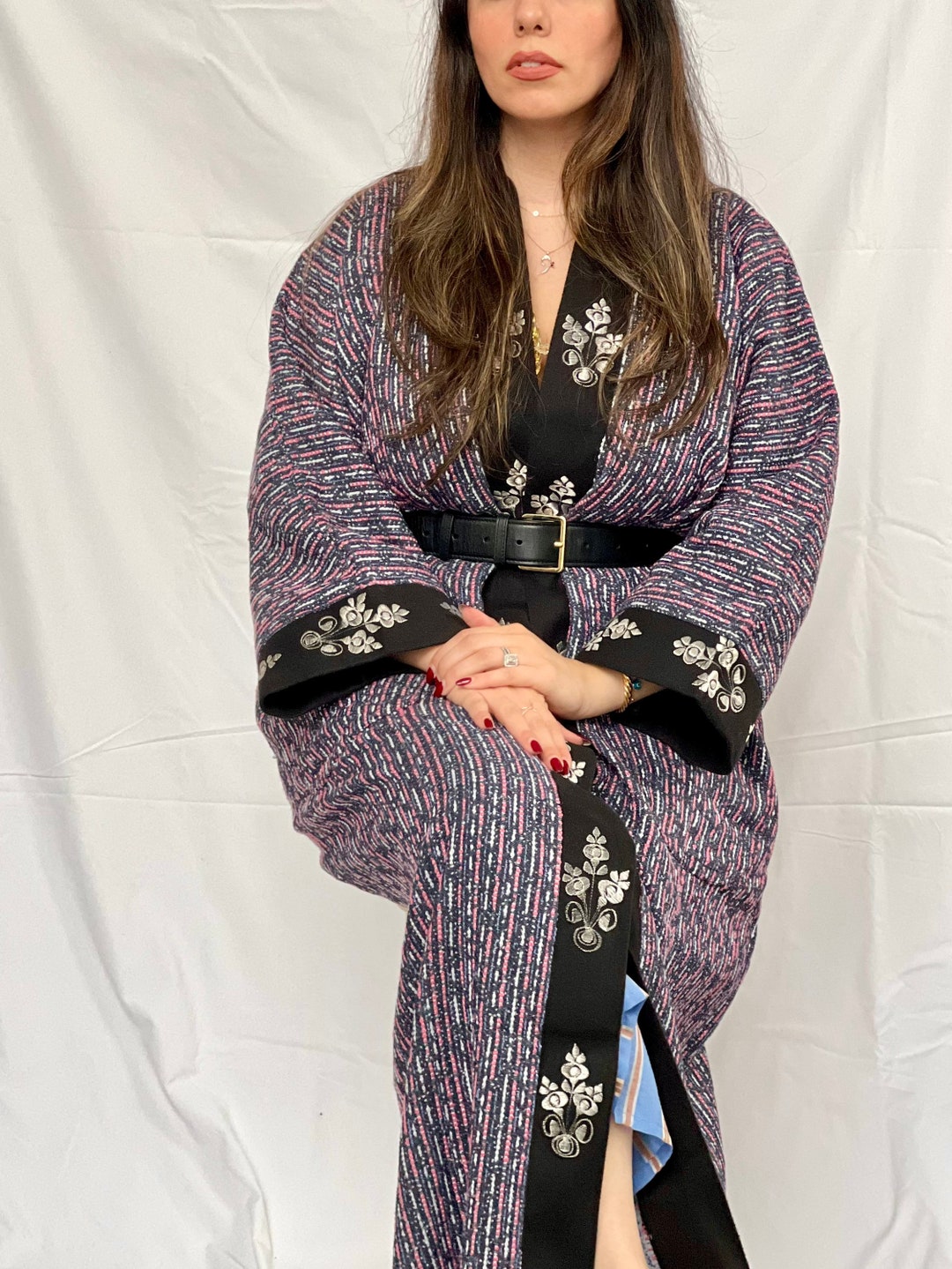 Vintage Tweed Fabric Kuwaiti Bisht - Etsy