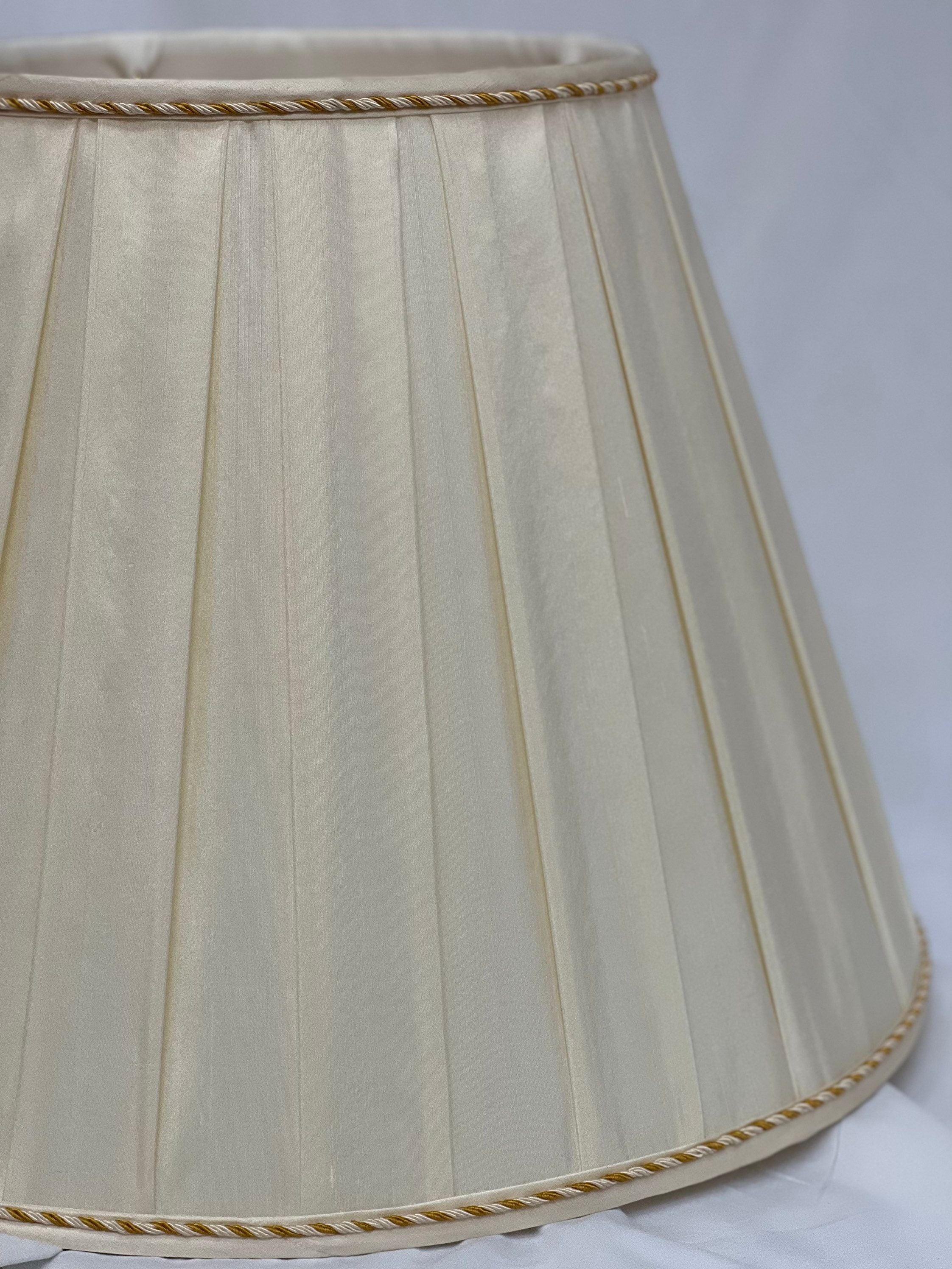 Vintage Cream Oversized Italian Lampshade - Etsy