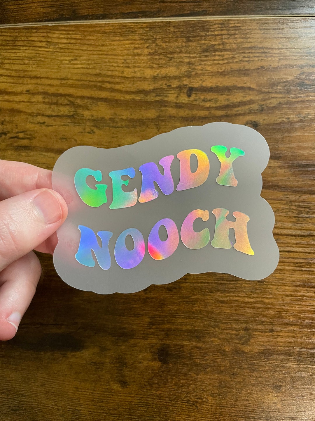 Gendy Nooch Sticker Gender Neutral Sticker for Inclusivity - Etsy